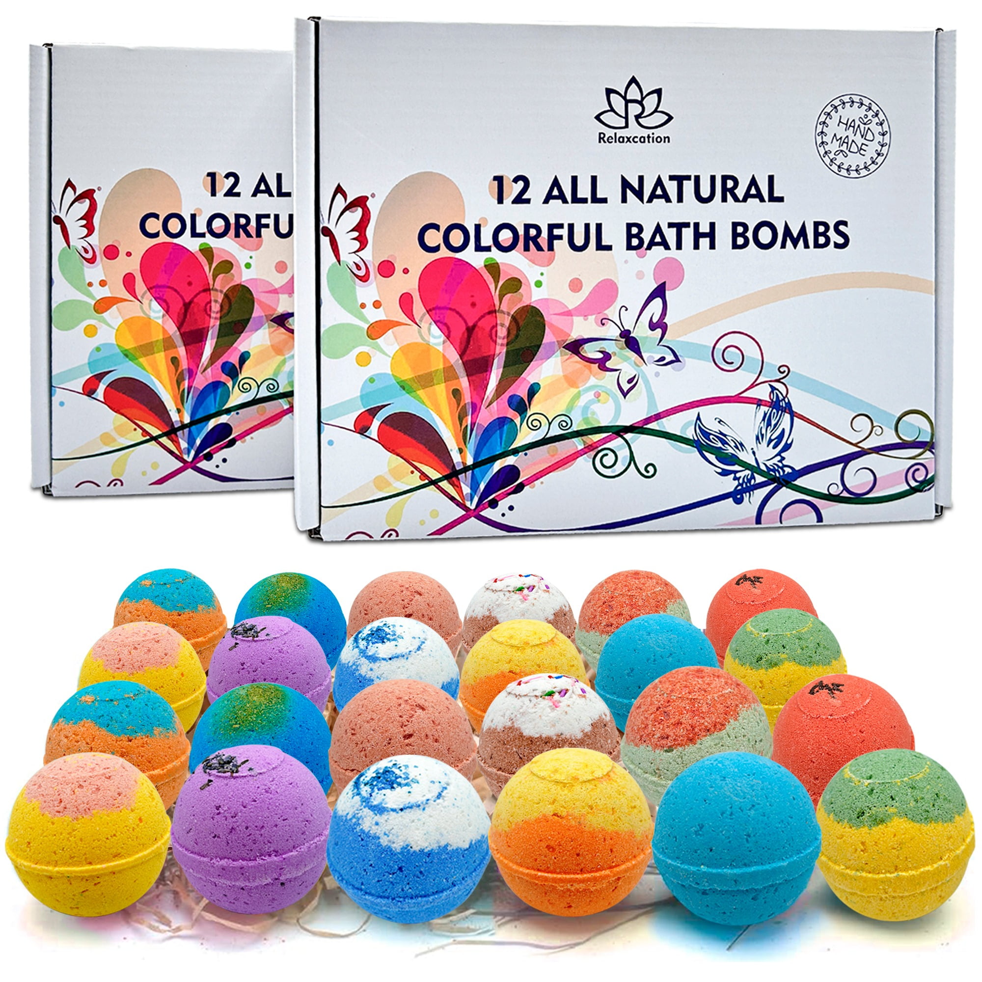 Bath Bombs for Kids Gift Set Handmade in USA Natural and Safe for ...