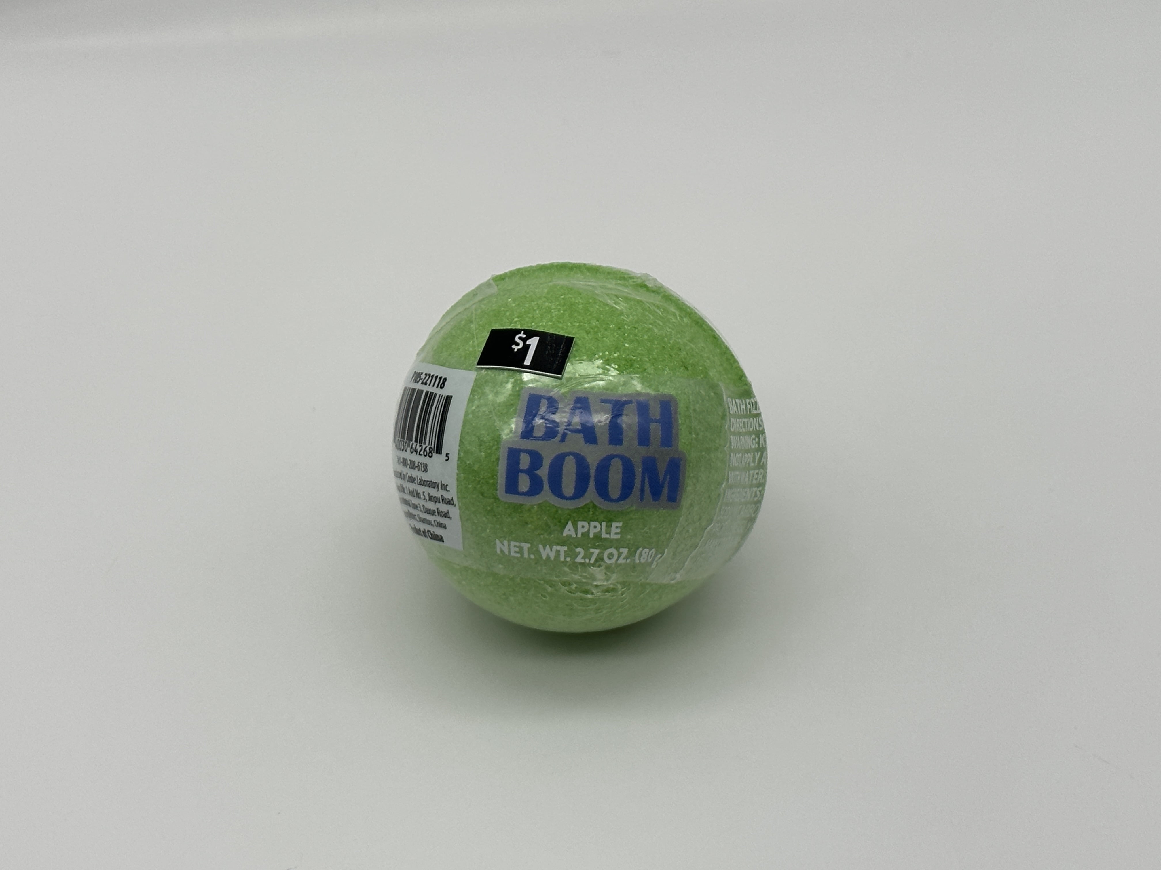 Bath Boom Apple Scented Bath Bomb, 80g, Teen and Adult - Walmart.com