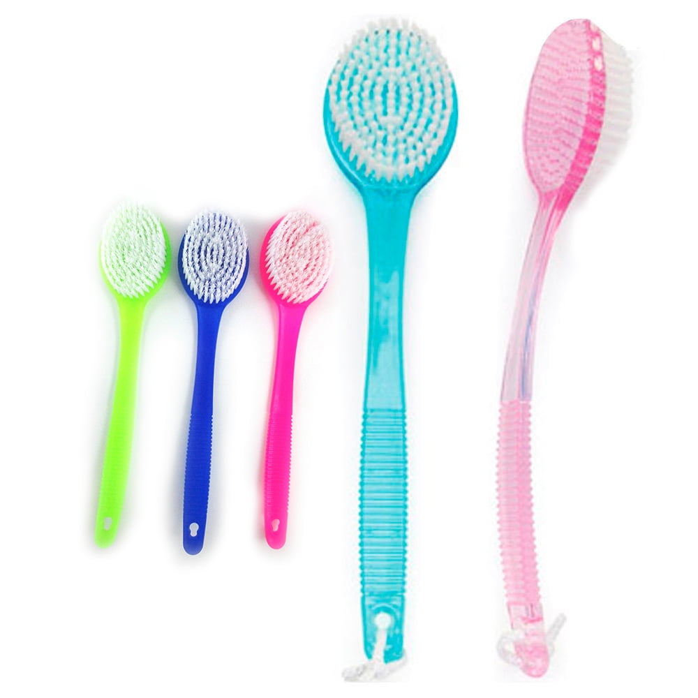 Bath Brush Back Scrub Scrubber Massager Body Shower Back 14" Spa ...