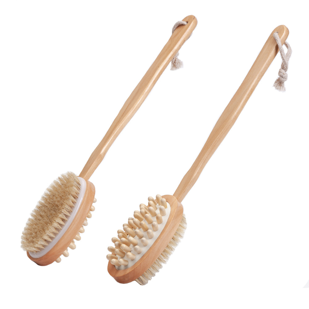 Bath Brush Body Brush Long Handle Back Scrubber Bathing Tool Bath Back ...