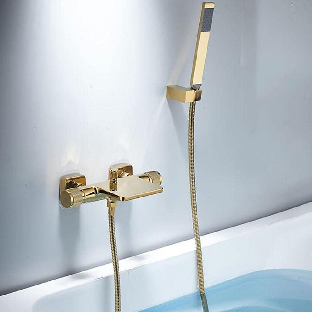 Bath Faucet Wall Mounted Waterfall Bathroom Bathtub Brand Brass Hot ...