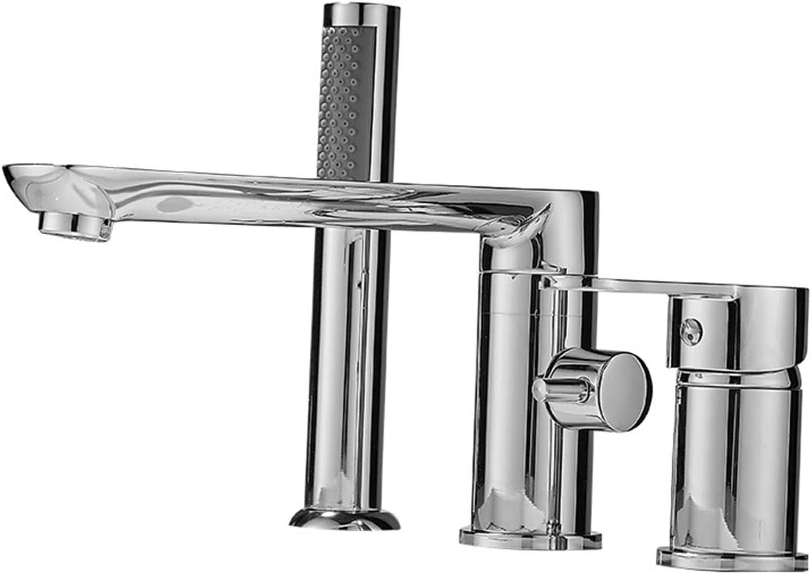 Bath Faucets With Shower, Bath Shower Mixer Faucet Brass Pull-Out ...