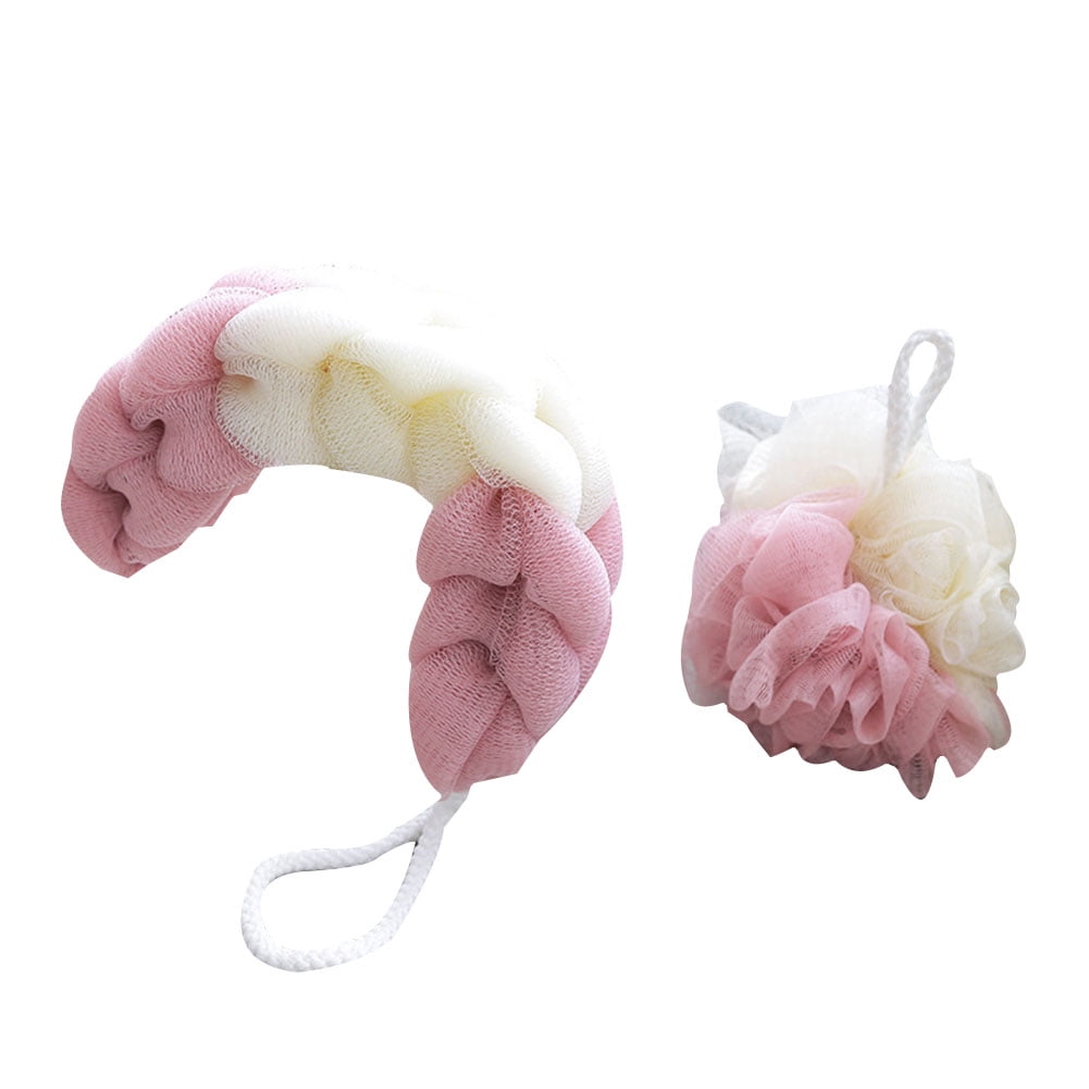 Bath Flower Sponge Chopping Ball Foaming Net Toiletries (Red) - Walmart.com