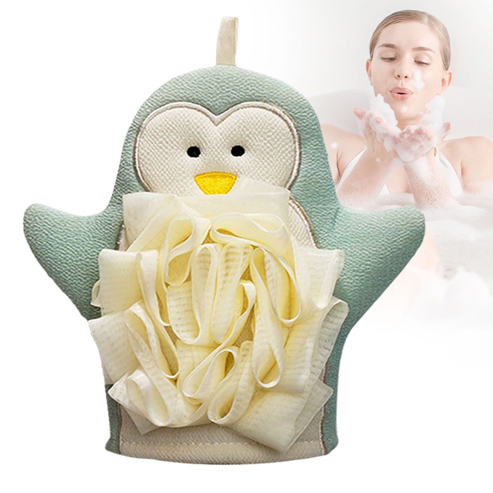 Bath Gloves Body Sponge Soft Scrub Bathing Loofah,Flower Bath Ball ...
