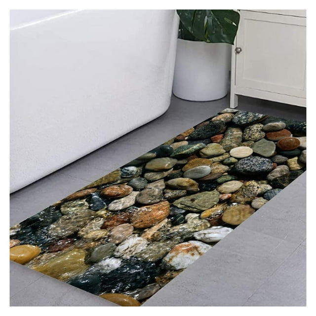 Bath Mat for Bathroom Non Slip Soft Absorbent 60x24 Memory Foam ...