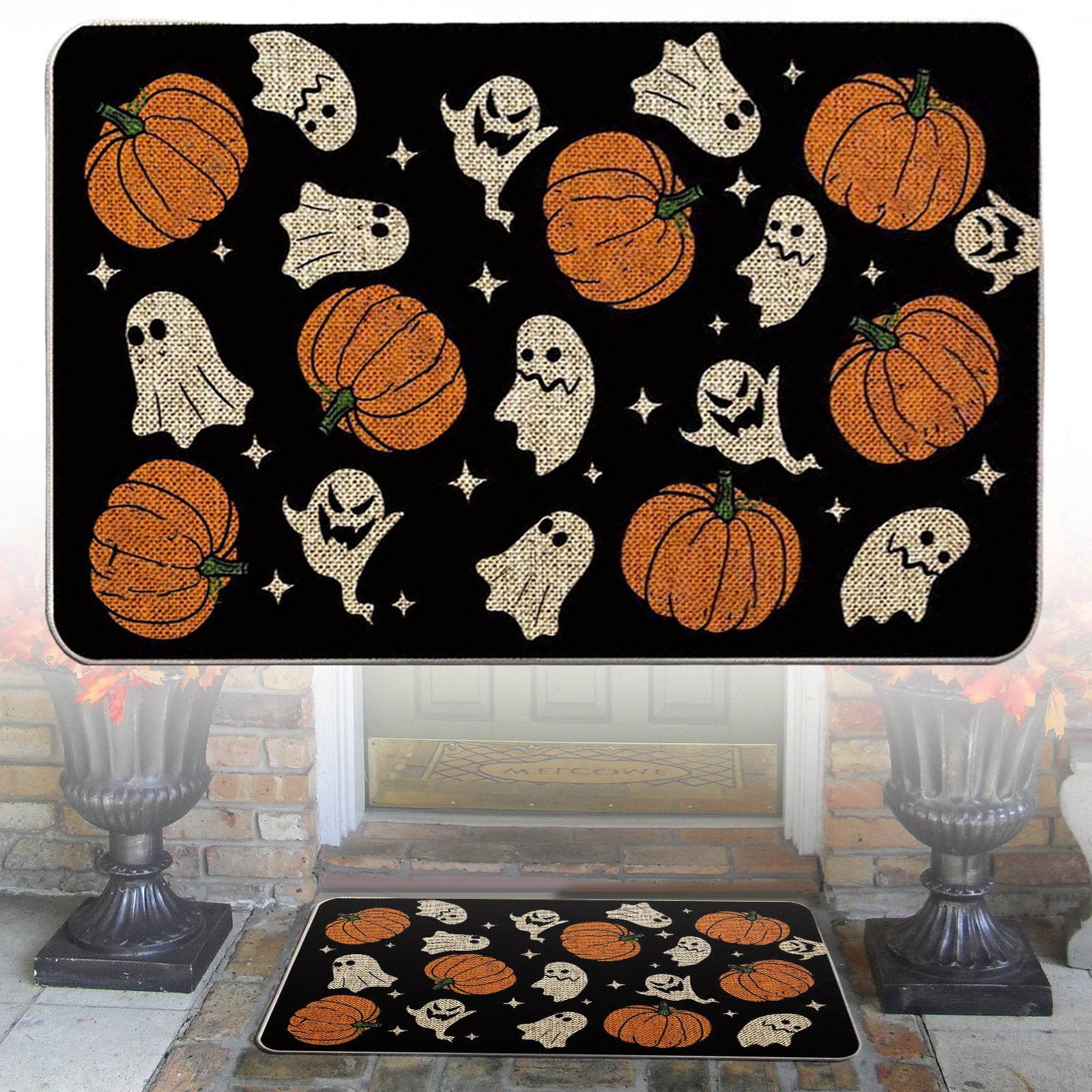 Bath Mat,Bathroom Rug,Pumpkin Bathroom Rug,Pumpkin Bathroom Decorations ...