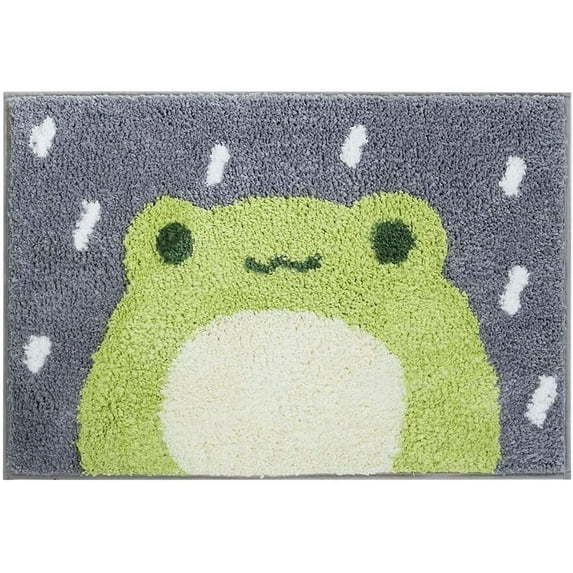 Bath Mat Cute Shower Rug, Luxury Shaggy High Absorbent and Anti Slip ...