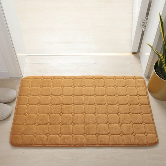 Bath Mat, Memory Foam Bath Rug, Cotton Terry Bathroom Floor Mat ...
