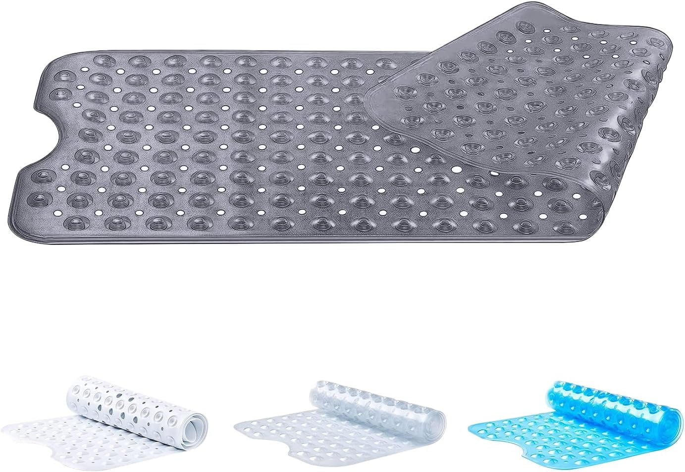 Bath Mat Non Slip - Anti Mould & Mildew Shower Mat with Strong Suction ...