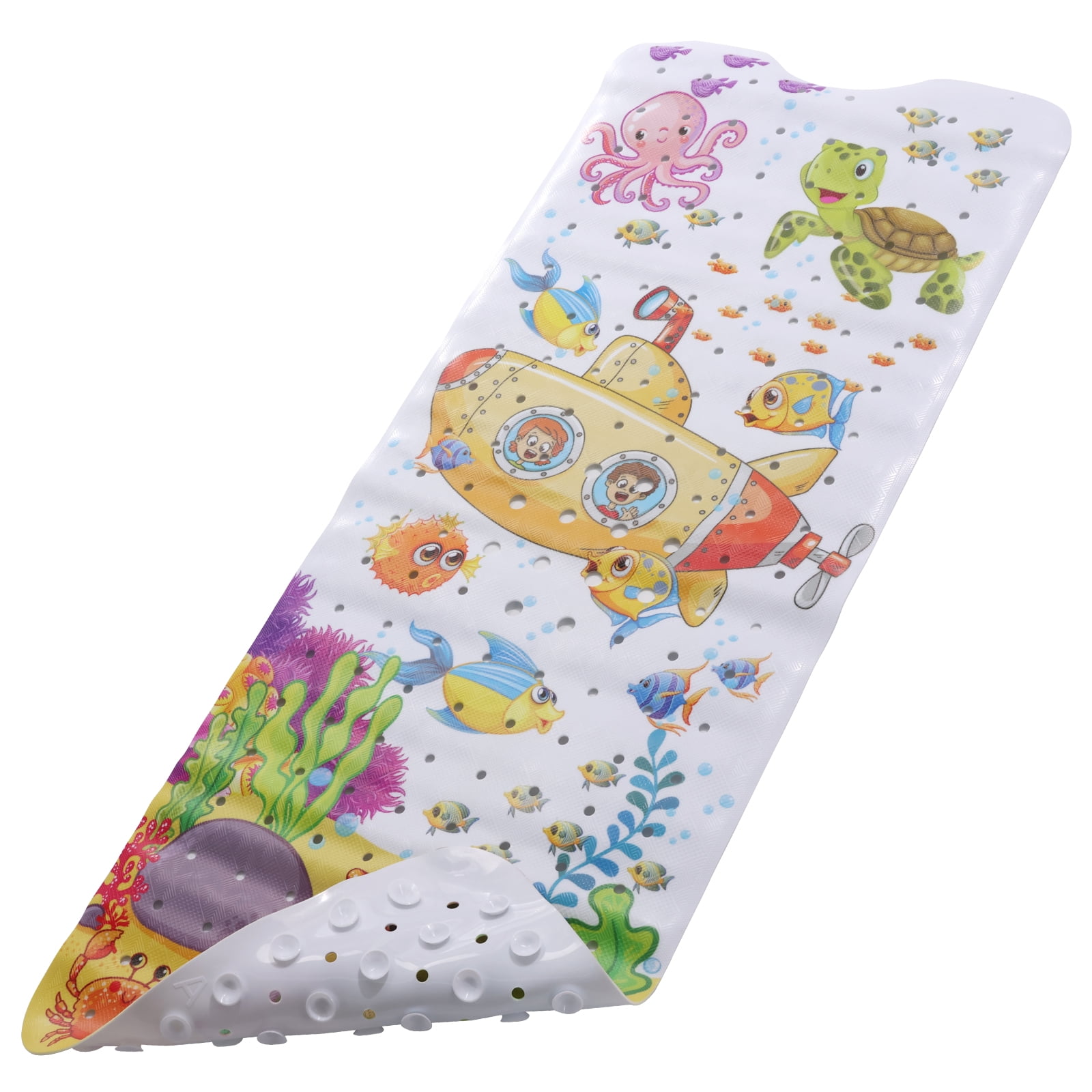 Bath Mat Nonslip Shower Mat with Suction Cups Cute Cartoon Patterned ...