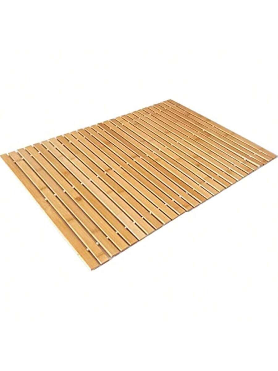 Bath Mat Rayon Derived From Bamboo, Foldable Floor Shower Bath Mat For ...