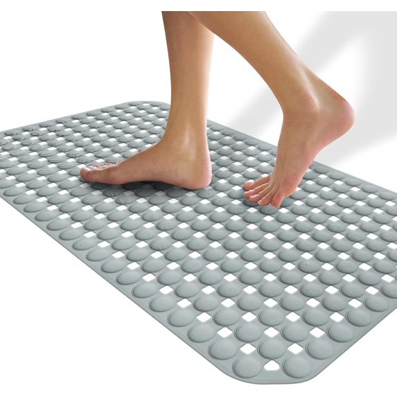 Bath Mat, TPR Material Suction Cups Shower Mats for Inside Shower ...