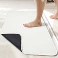 Bath Mat,Ultra Thin Bathroom Rugs,Rubber Bath Mats for Bathroom,No Slip ...