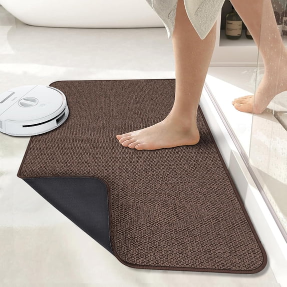 Bath Mat,Ultra Thin Bathroom Runner Rugs,Large Bath Mats for Bathroom ...