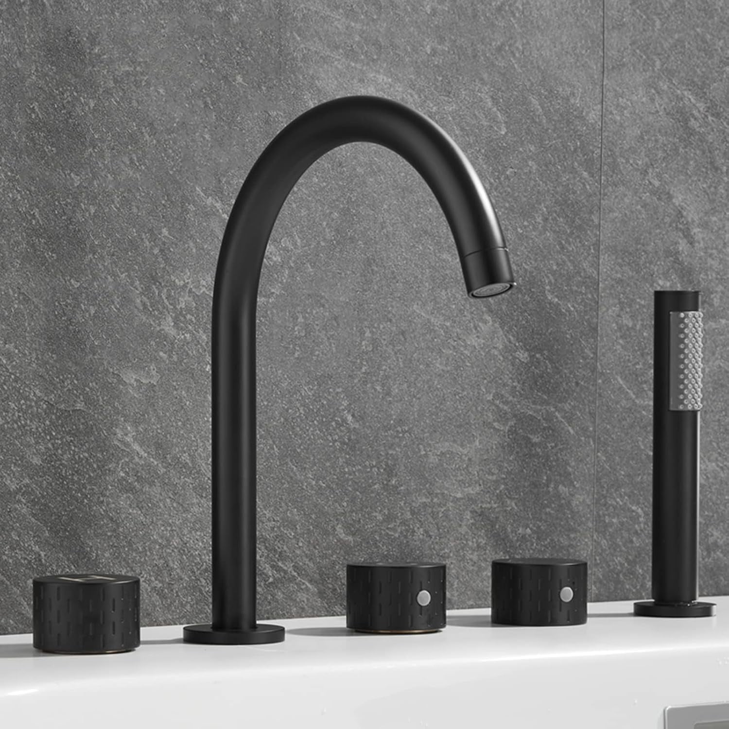 Bath Mixer Faucets With Shower, Bath Faucet Brass Hot And Cold Water ...