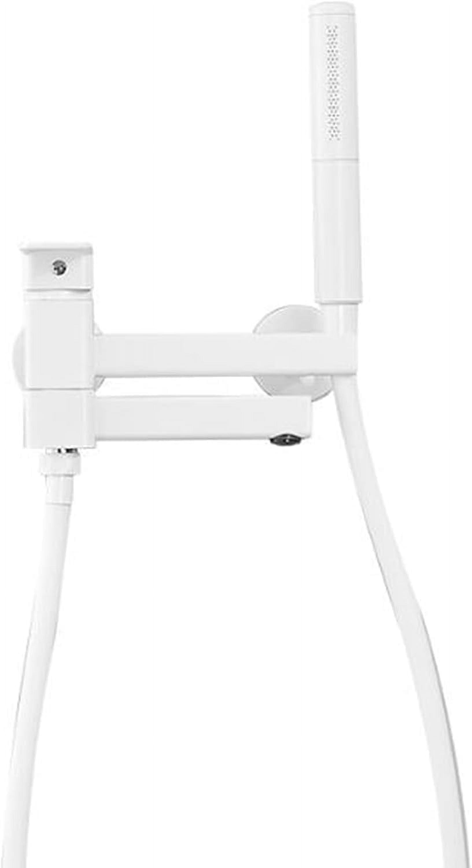 Bath Mixer Tap with Shower Attachment Bathtub Faucet Wall Mounted Brass ...