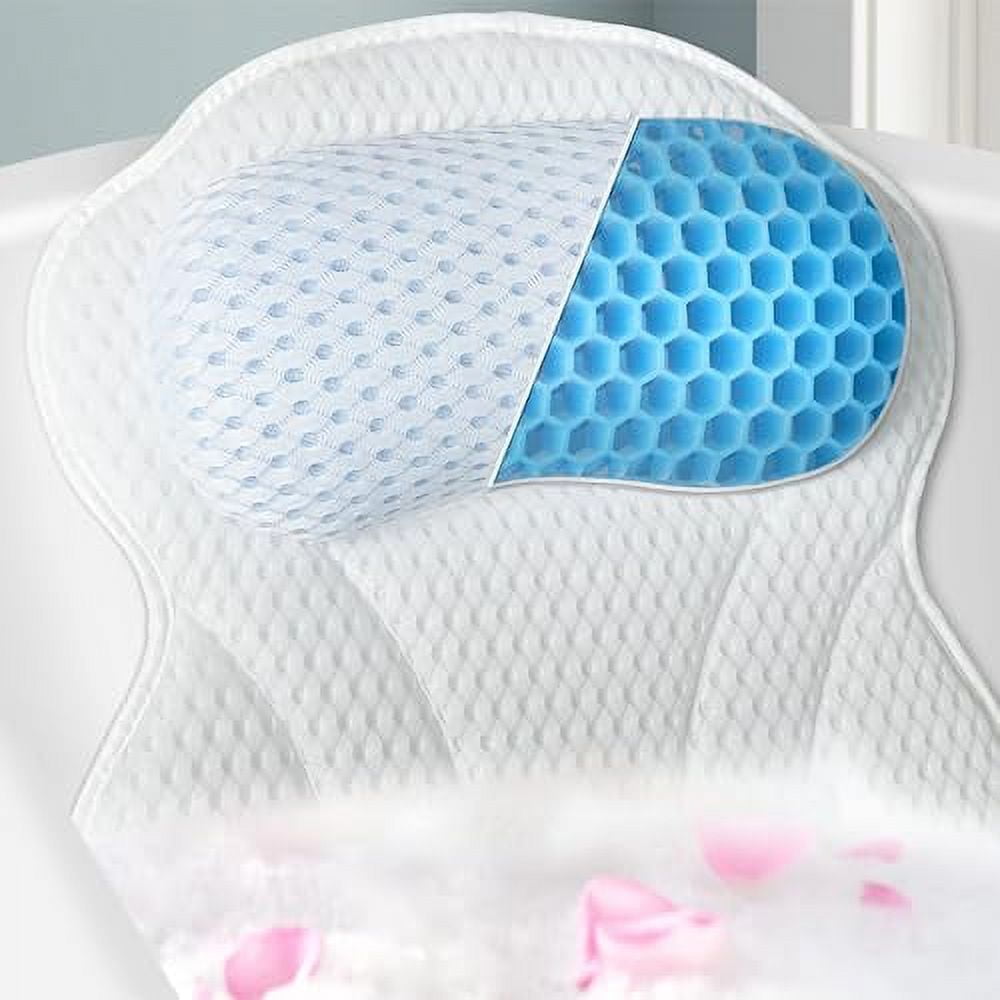 Bath Pillow Bathtub Pillowï¼ŒBath Pillows for Tub Neck and Back Support ...