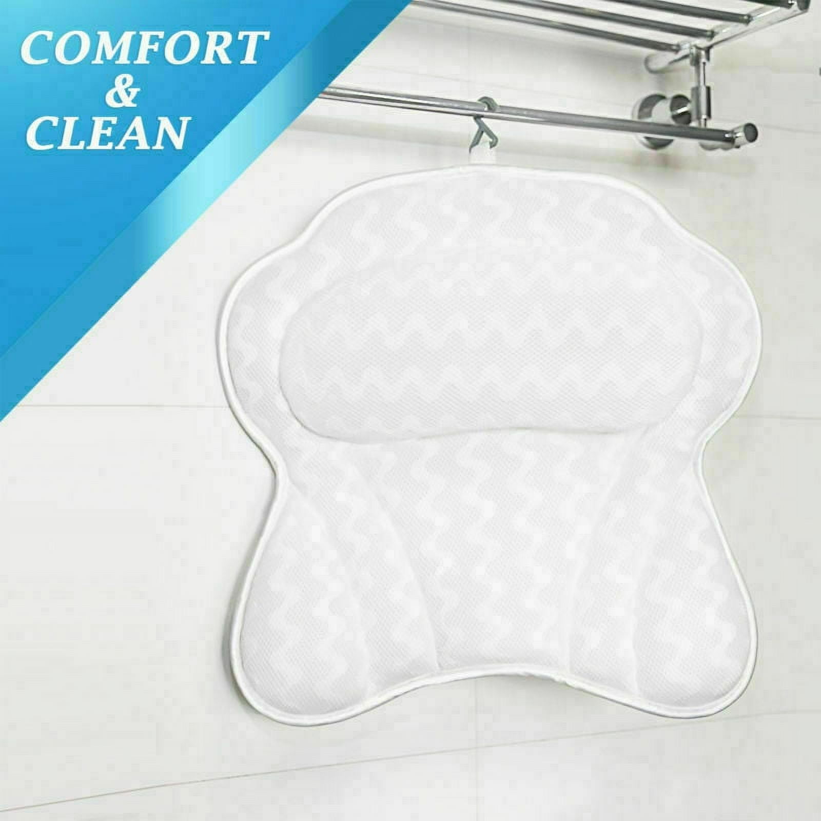 Bath Pillow, Luxury Bathtub Pillow, Ergonomic Spa Bath Pillows for tub ...