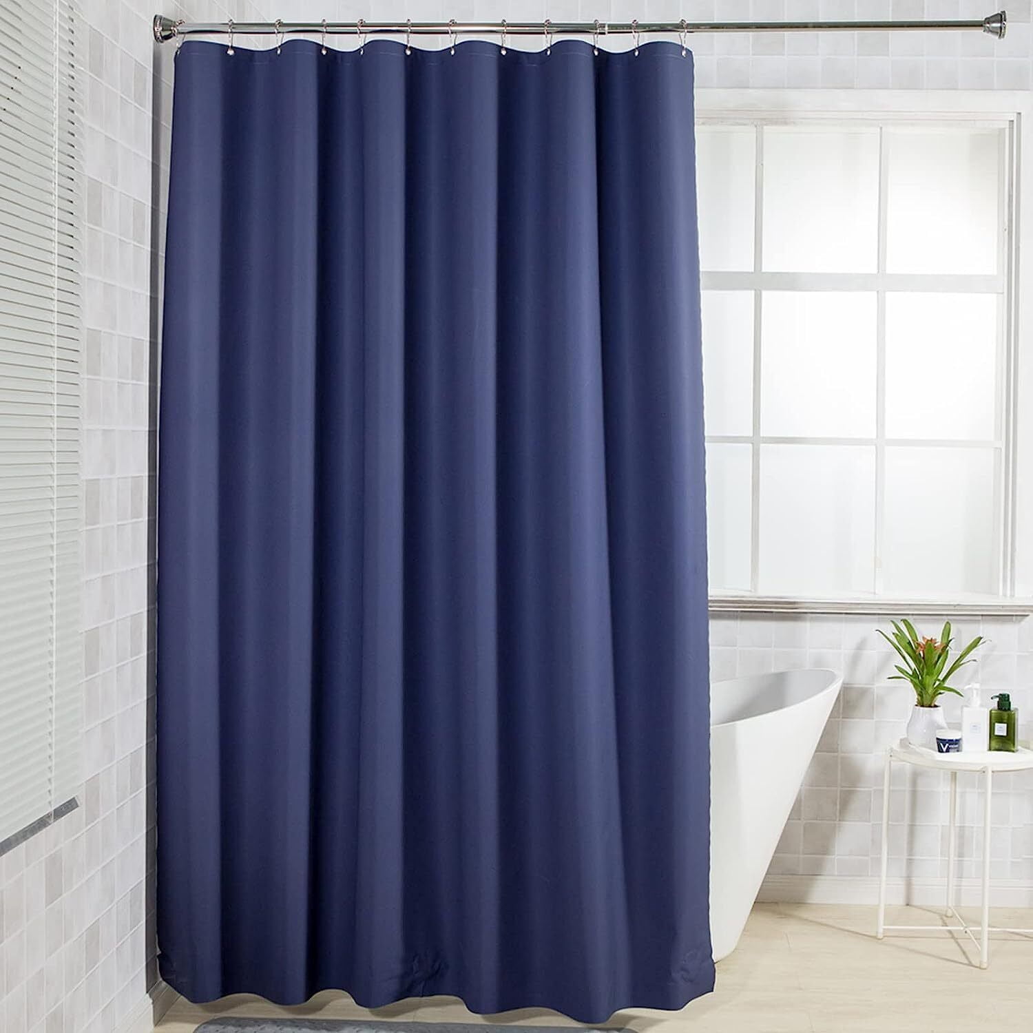 Bath Plastic Shower Curtain Liner, 72 x 72 Inches EVA 8G Heavy Duty ...