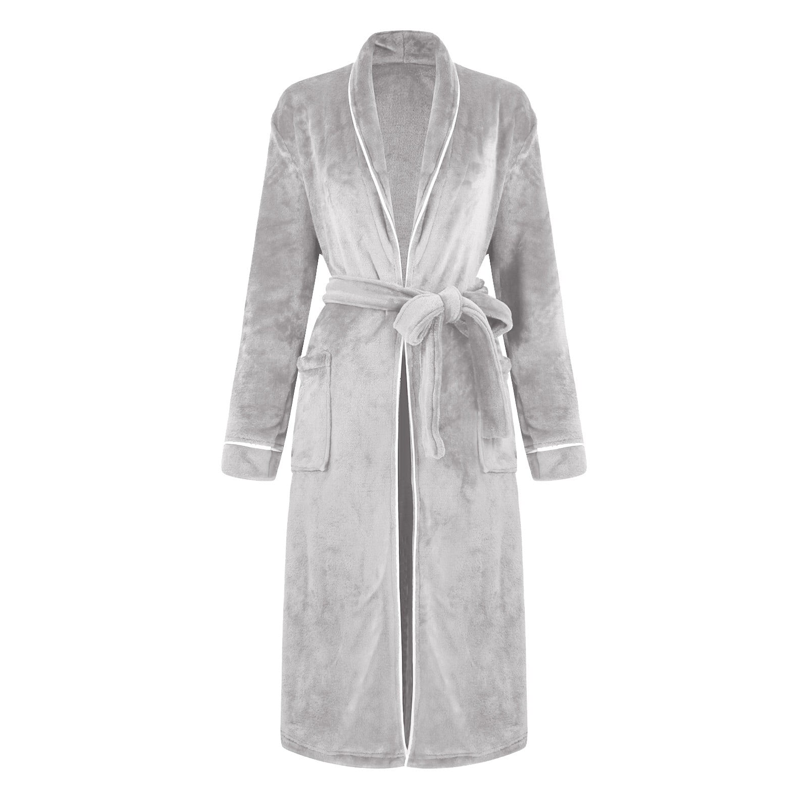 Bath Robe Men'S Robes Summer Lightweight Mens Soft Waffle Grey Terry ...