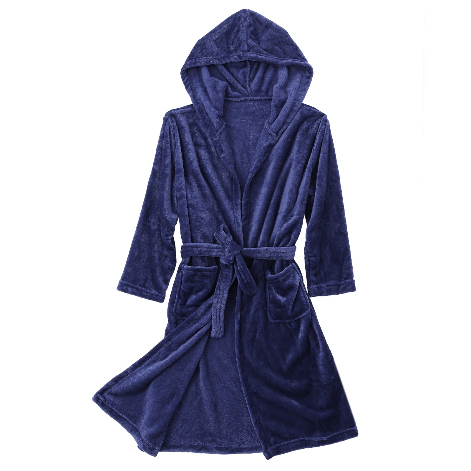 Bath Robes Adult Male Hooded Bathrobe Men Pool Towels Satin Men's ...