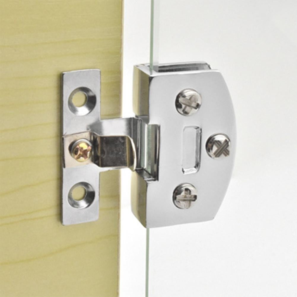 Bath Room Shower Glass Door Hinges Hardware Cabinet Cupboard Clamp ...