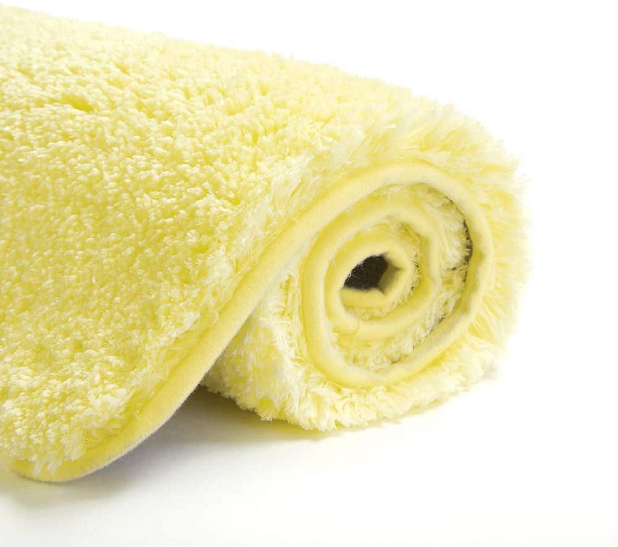 Bath Rug for Bathroom Non Slip Bathroom Mat (20 x 32, Yellow) Water ...