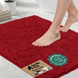 Bath Rug Mat 60" X 24" Thick Soft Absorbent Chenille Quick Dry ...