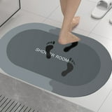 Bath Rug,Super Absorbent Quick Dry,Rubber Backing Non Slip,Washable ...