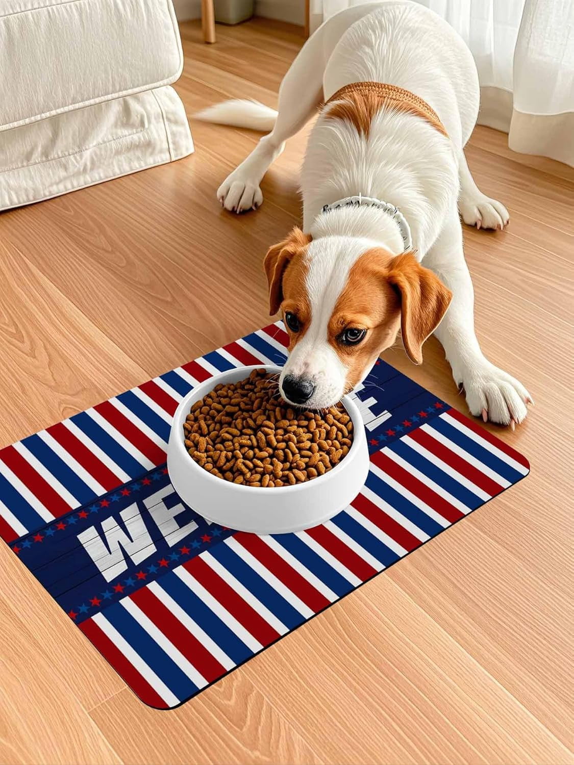Bath Rugs,Independence Day Welcome Text Absorbent Diatomaceous Earth ...