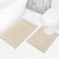 Bath Rugs Set Light Beige 20"x24"+20"x32" Bathroom Floor Use - Walmart.com