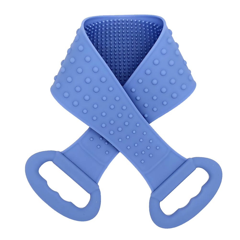 Bath Scrubber Towel Body Men Strip Silicone Loofah Exfoliating Brush ...