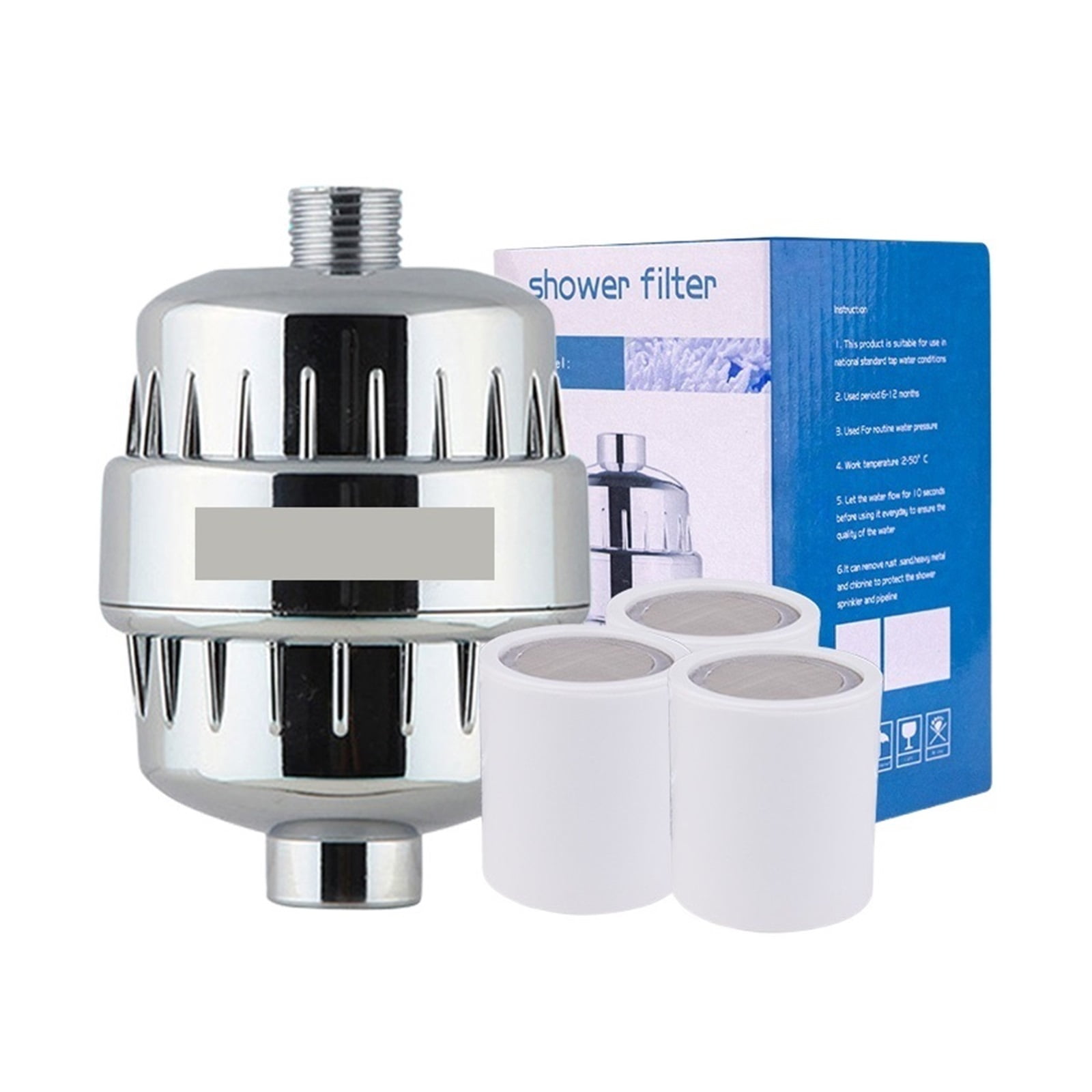 Bath Shower Filter(WHT-303-3E) Softener Chlorine & Heavy Metal Removal ...