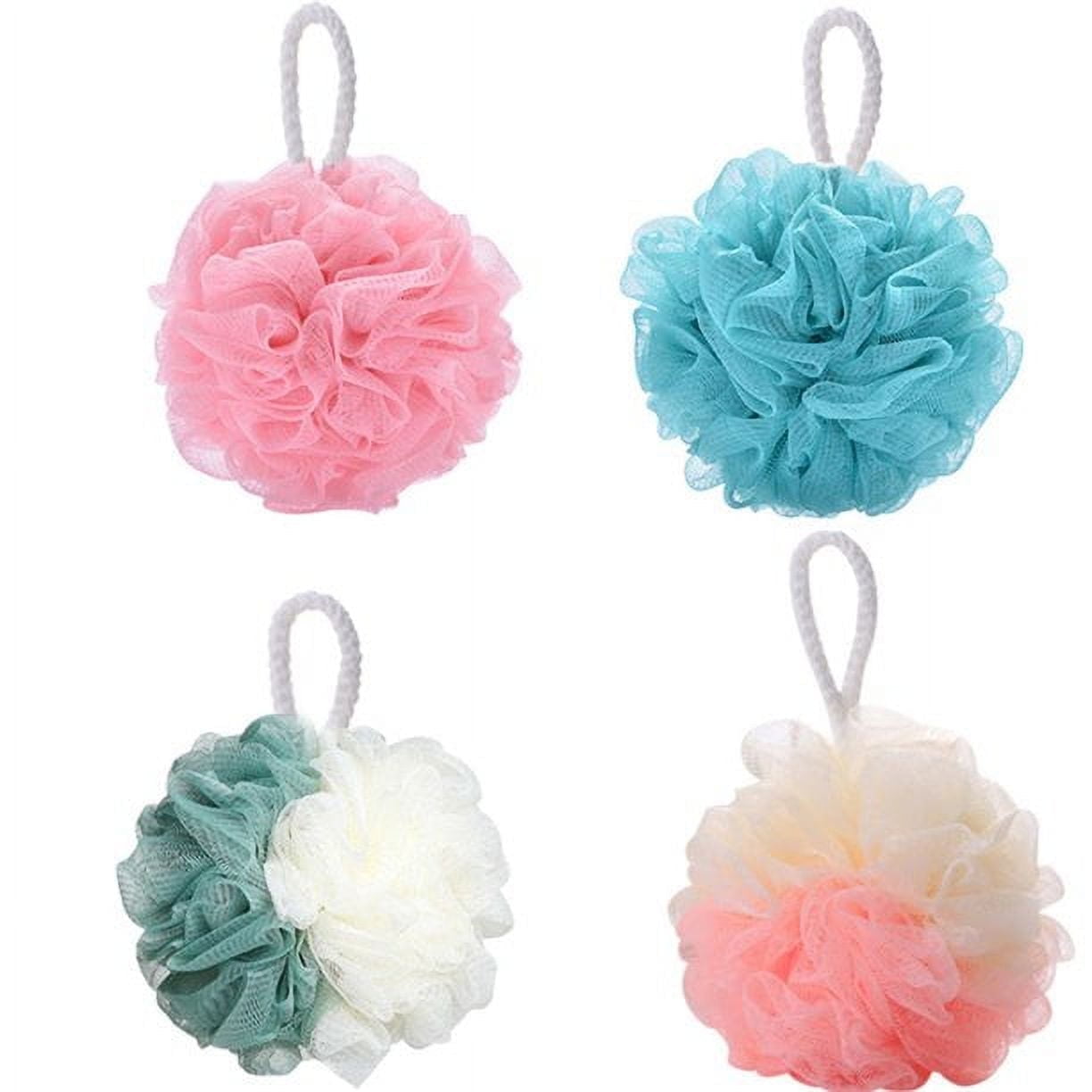 Large Exfoliating Loofah Bath Shower Sponge Pack, Body Scrubber for Men ...