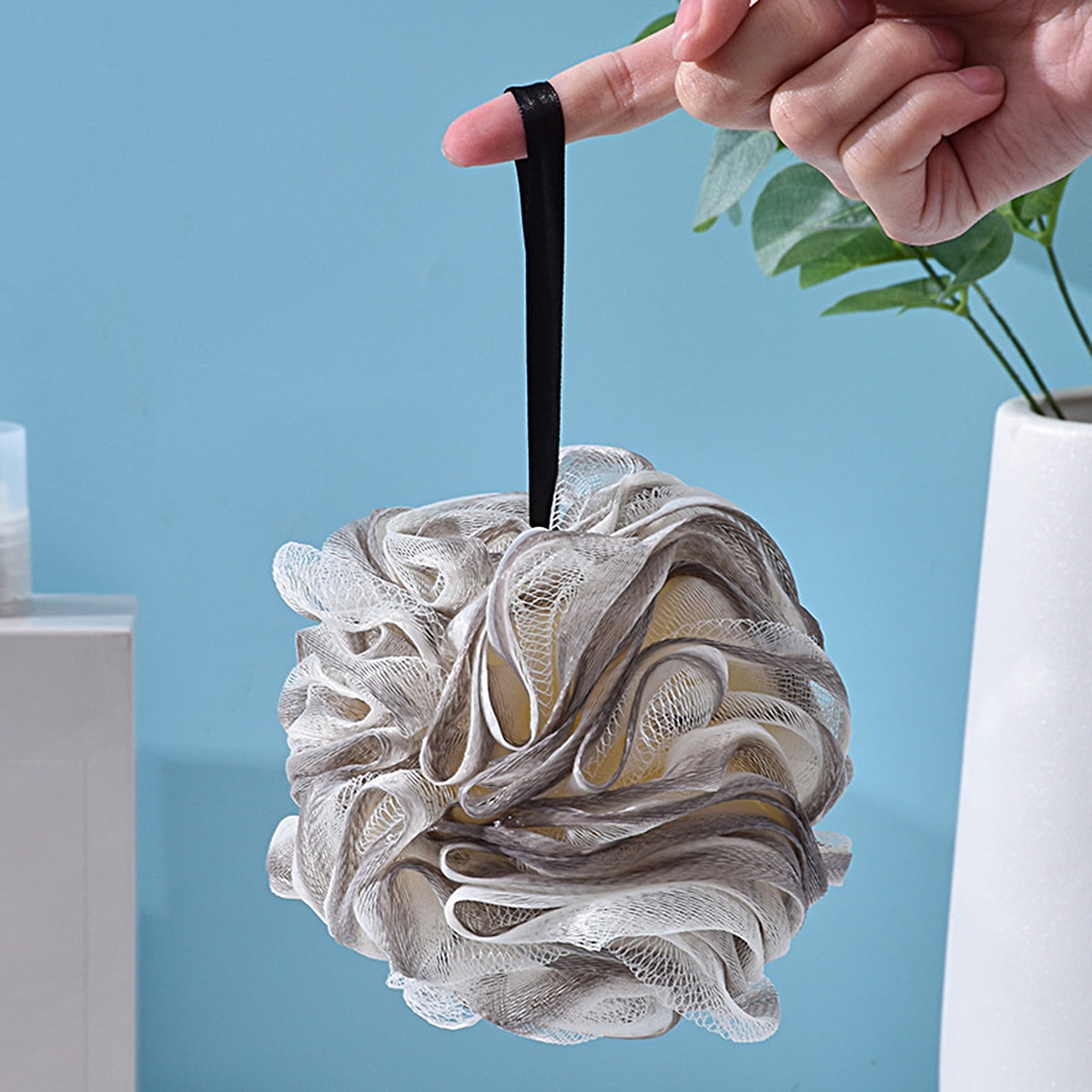 Bath Shower Loofah, Shower Sponge - 60g Bath Mesh Pouf Shower Ball ...