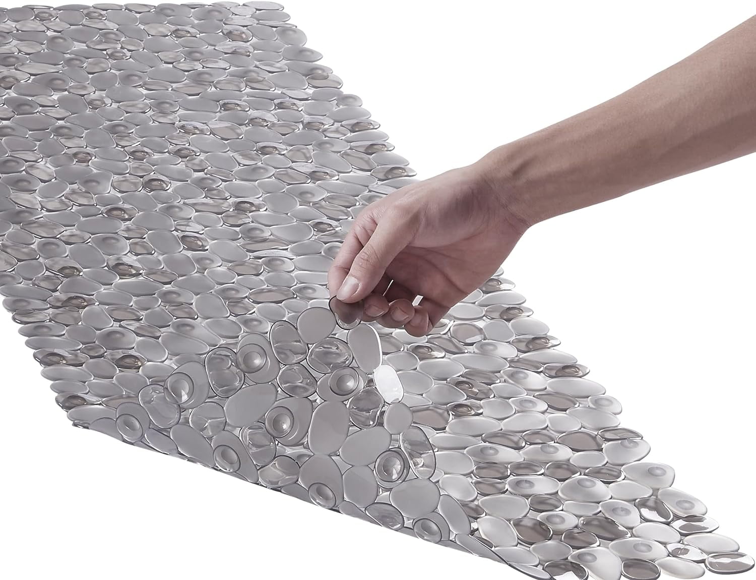 Bath Shower Mat Non Slip: Extra Large Pebble Bathtub mat for Kids ...