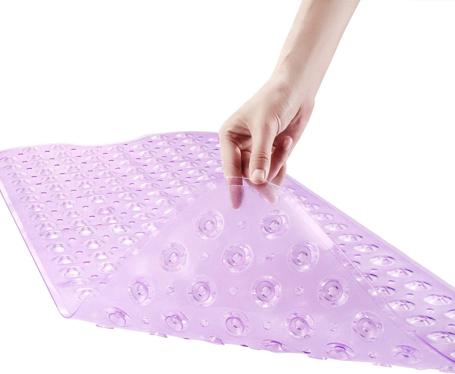 Bath and Shower Safety Mats 40x16 inch, Non Slip with Suction Cups for ...