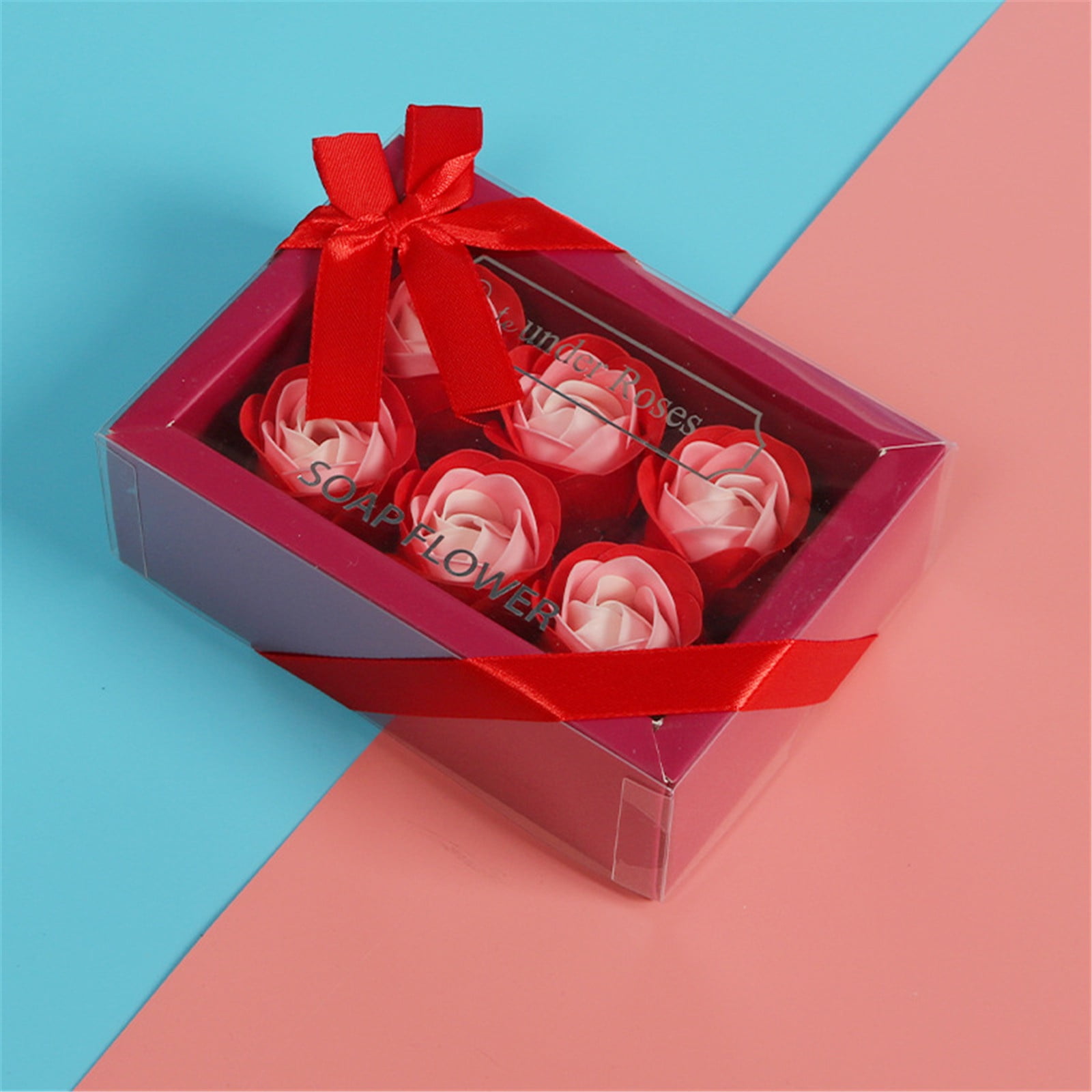 Bath Soap Rose Flower Floral Scented Flower Shaped Soap Rose Petals for ...