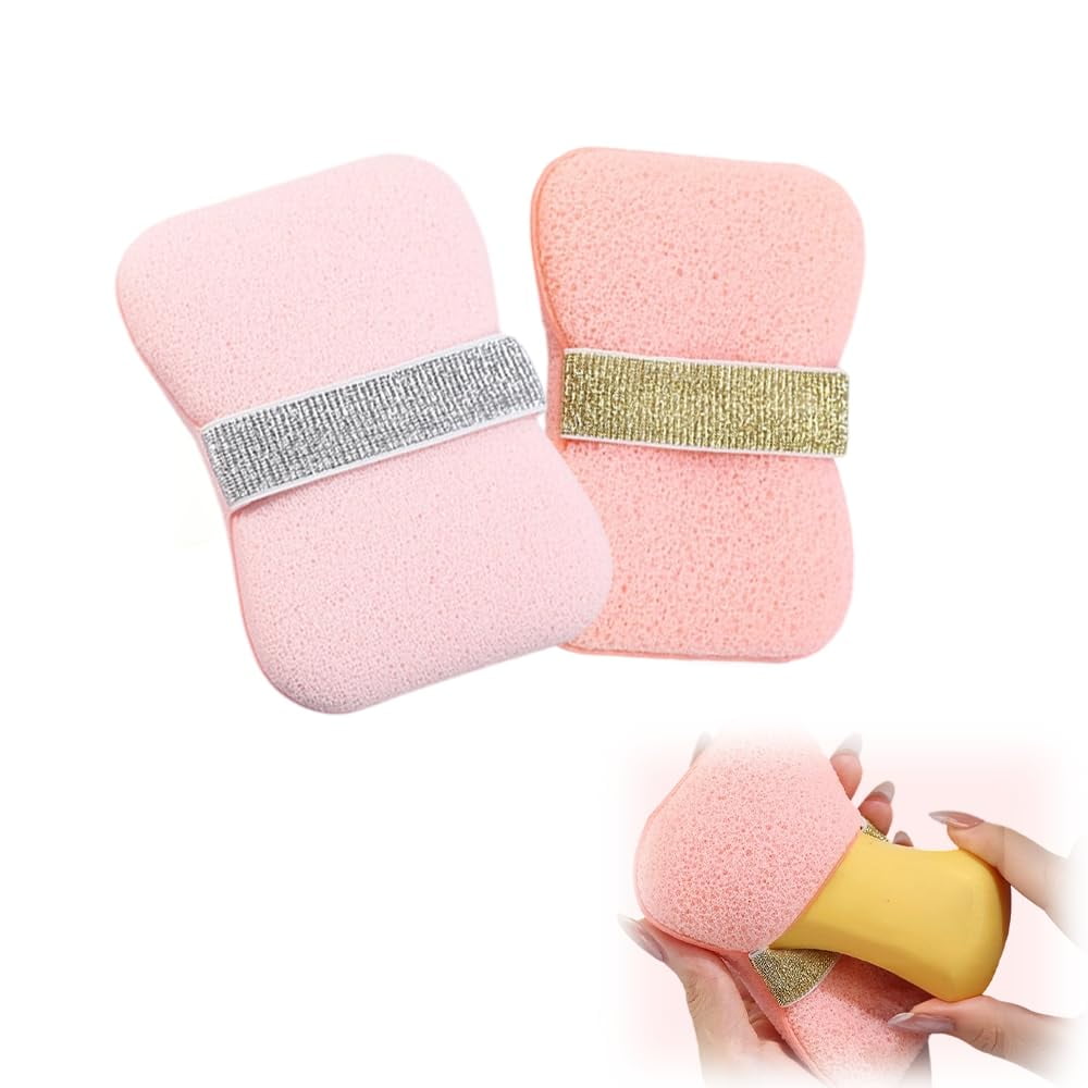 Bath Soap Sponge 2025 New Bath Sponge Soap Pouch for Rich Bubbles, 2 ...