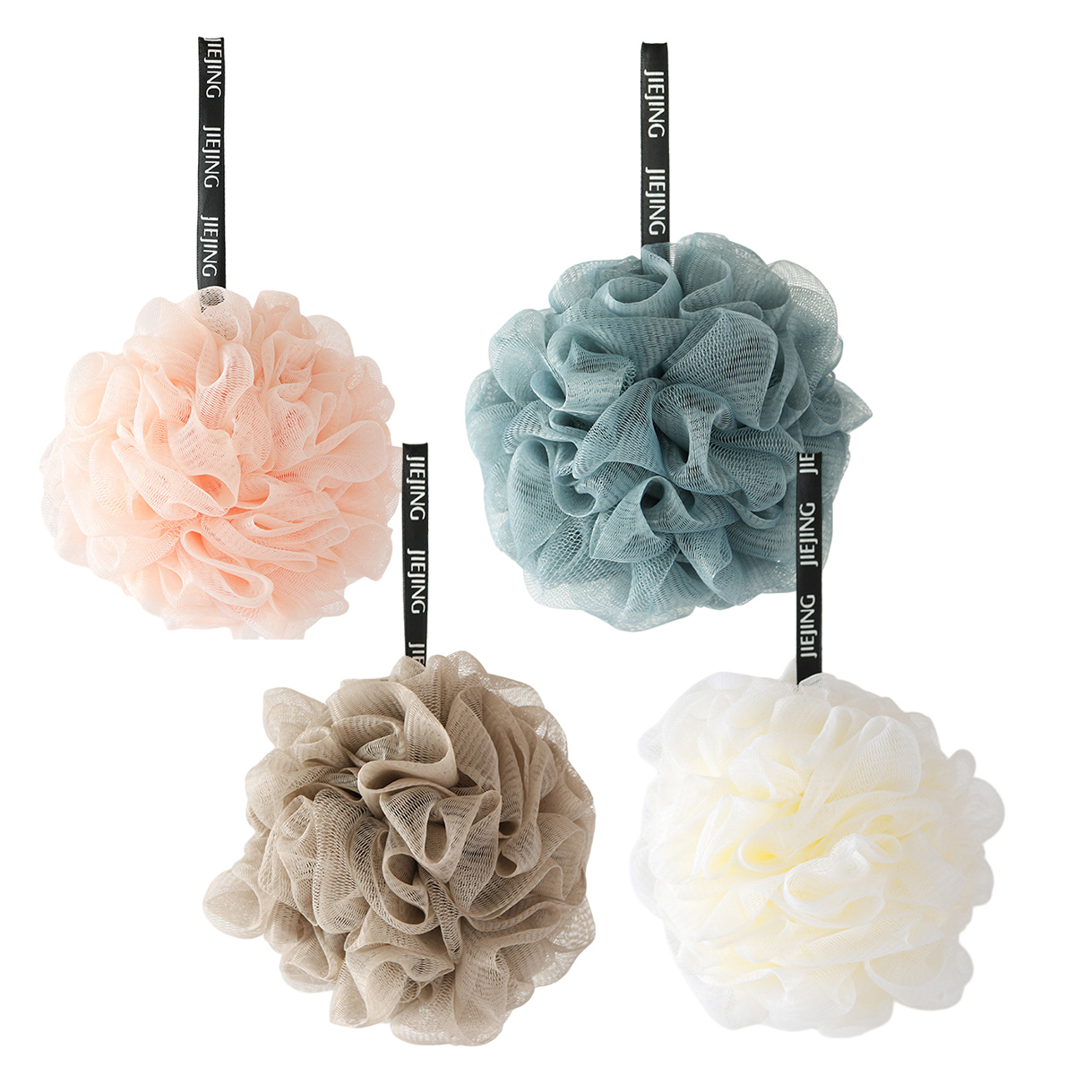 Bath Sponge, Exfoliating Bath Sponge Body Scrub - Loofah Sponge Set ...