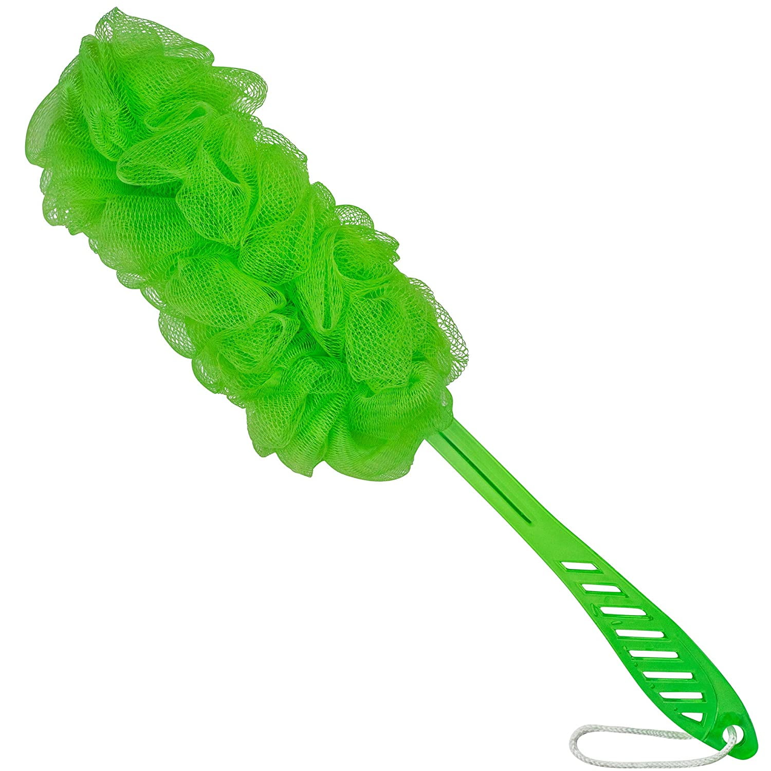 Bath Sponge with Handle, Shower Loofah Brush, Back Cleaning Scrubber, 8 ...