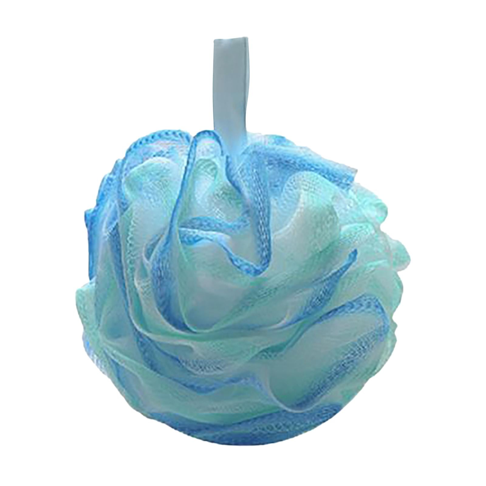 Bath Sponge Shower Bath Mesh Pouf Shower Ball Body Scrubber Exfoliating ...