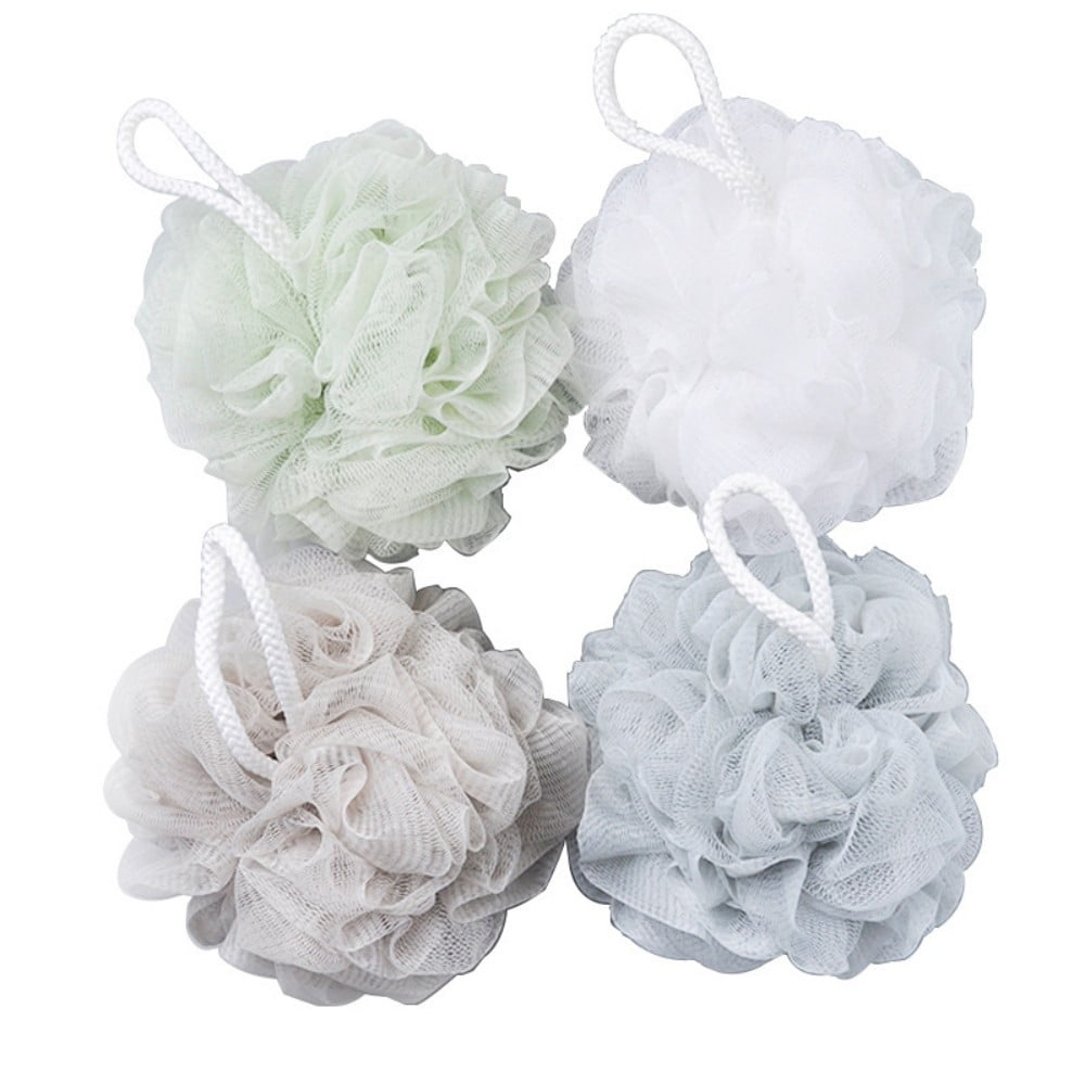 Bath Sponges Shower Loofahs Trianu 60g Mesh Balls Sponge for Men Women ...
