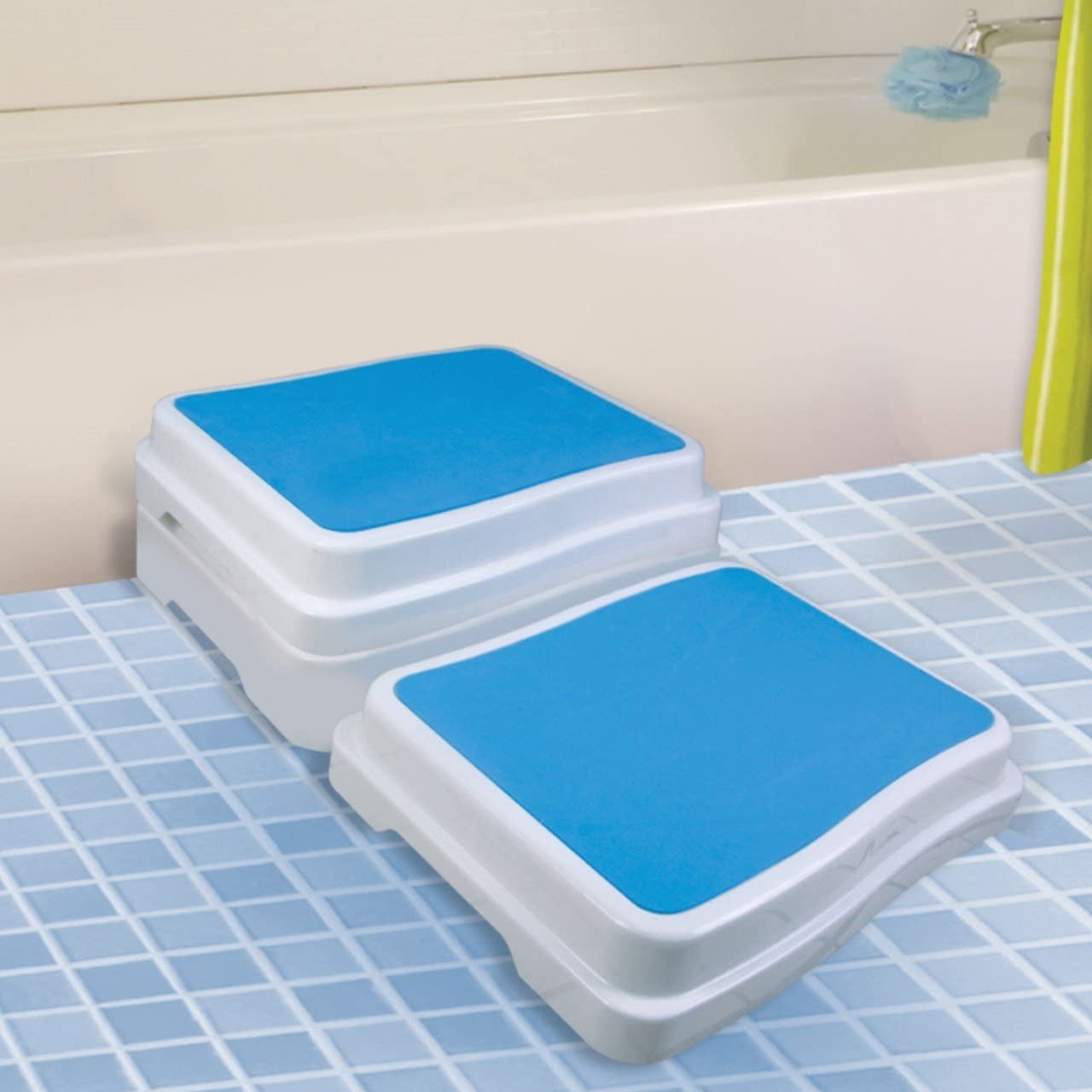 Bath Step - 4-Inch Height Boost, Extra-Large Platform (19.75" x 16 ...