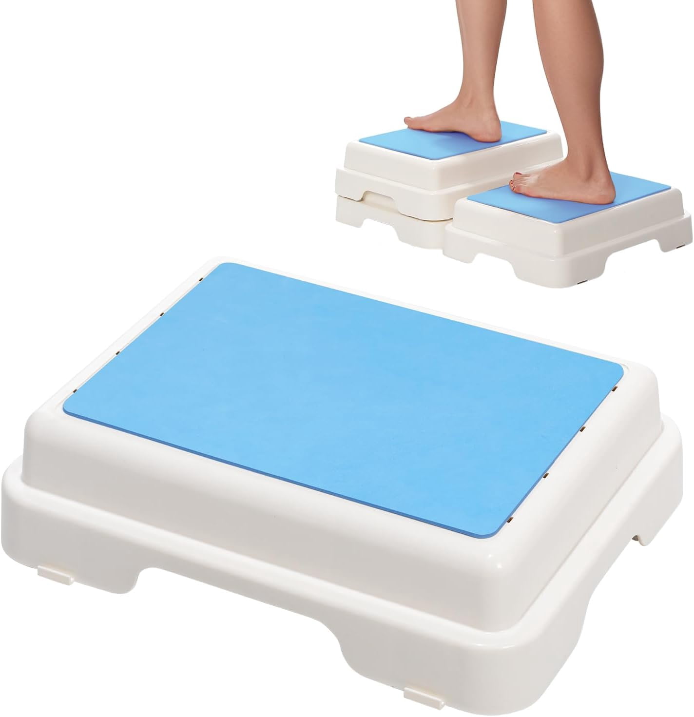 Bath Step,Set of 3 Stackable Bathtub Non Slip Safety Step Stool, Indoor ...