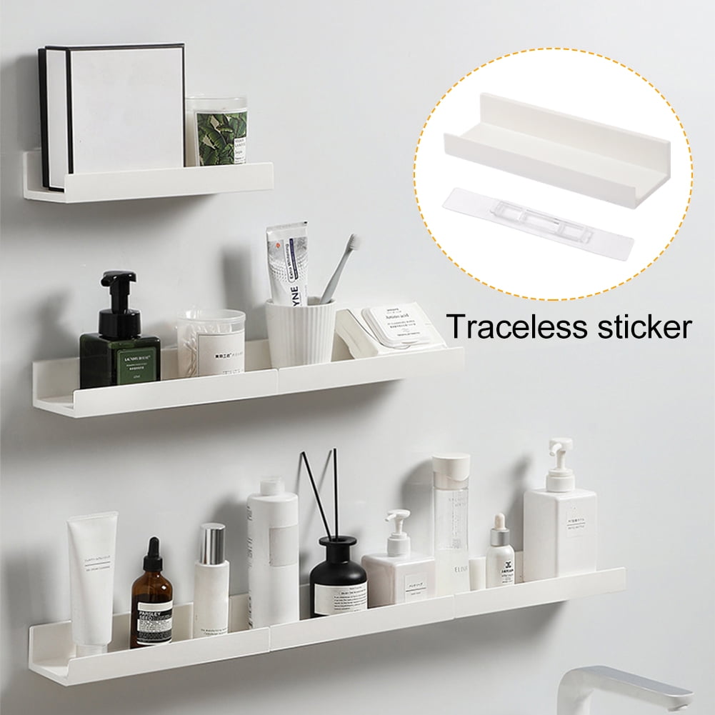 Bath Storage Rack Wall Shelves Floating Wall Holder for Kitchen ...