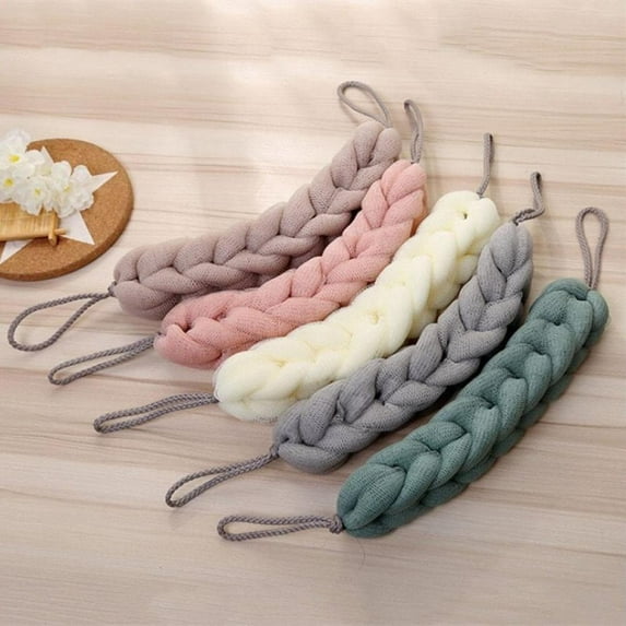 Bath Strip Mesh Bath Shower Back Scrub Stretchy Foaming Net Scrubbe ...