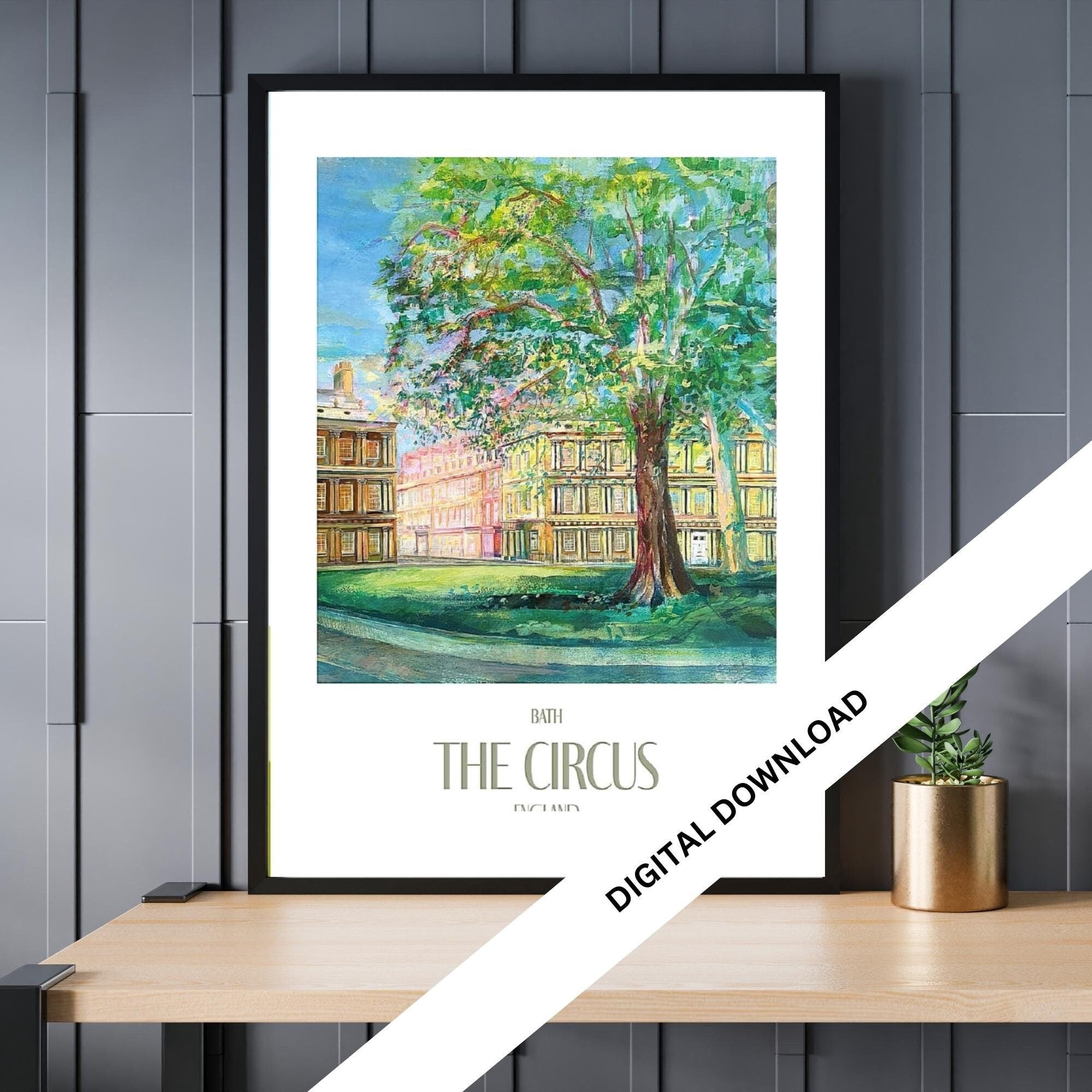 Bath The Circus Vintage Travel Poster, Retro Art , Poster Print Only ...