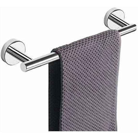 Bath Towel Bar, Thicken Stainless Steel Shower Towel Rack Holder Wall ...