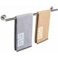 Bath Towel Bar, Thicken Stainless Steel Shower Towel Rack Holder Wall ...